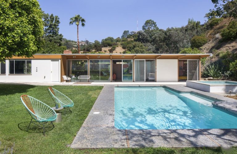 HOLLYWOOD HILLS ITO HOUSE, 1961, JOSEF VAN DER KAR — Modern Living LA